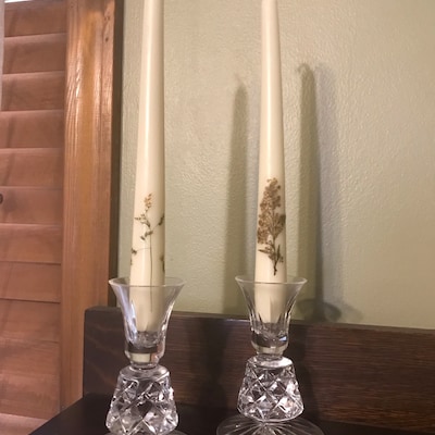 Custom Wedding Unity Candle Sets: Floral Candles, Personalized Wedding ...