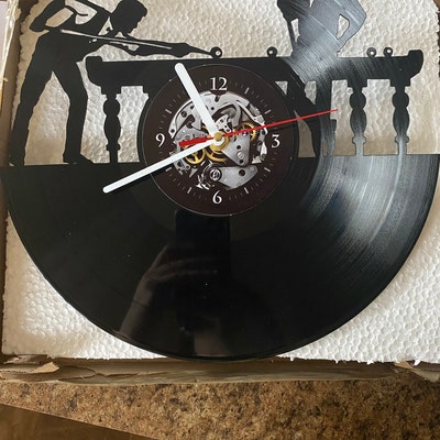 Vinyl Wall Clock ACDC Room Home Decor Unique Design Modern Wall Art ...