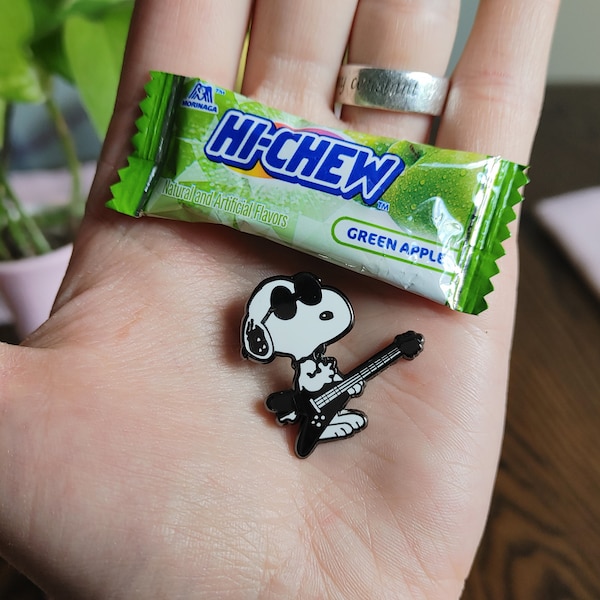 Punk Snoopy Hard Enamel Pins - Etsy
