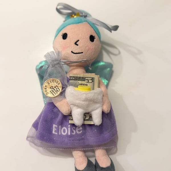 Tooth Fairy | Hand Stamped | Quarter | Tooth Lost Gift | Lost Tooth ...