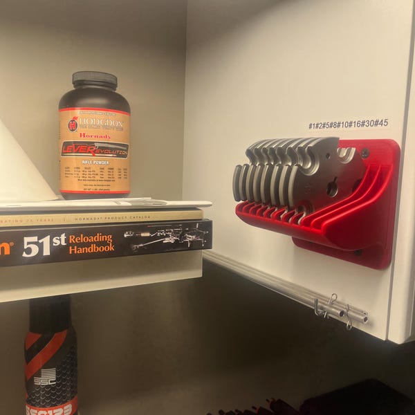 Shell Plate Holder for Lee Load-master Reloading Benchtop Rack Holds 6 ...