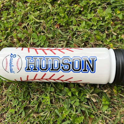 Baseball Water Bottle Team Gift Aluminum Stainless Steel Insulated ...