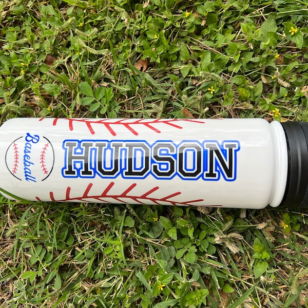 Baseball Water Bottle | Team Gift | Aluminum | Stainless Steel ...