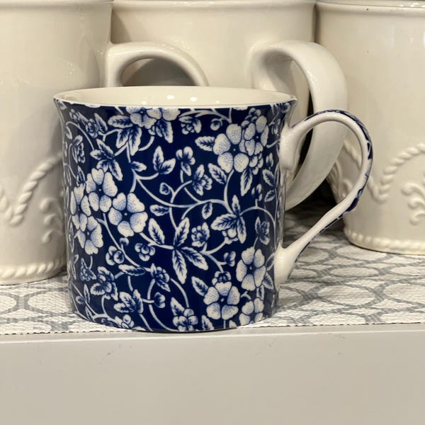 2 Cup Teapot in Sewing Room Design by Heron Cross Pottery - Etsy