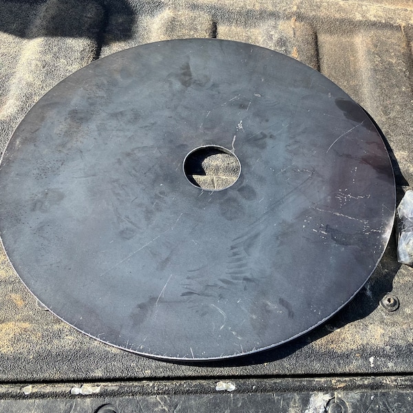 1/4" Steel Plate Round Circle Disc A36 Steel (.250") - Etsy