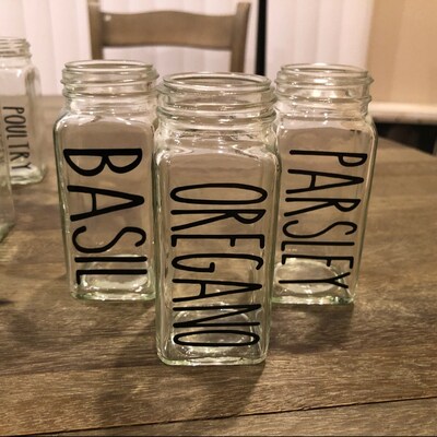 A Full Set of Rae Dunn Inspired Kitchen Labels - Etsy