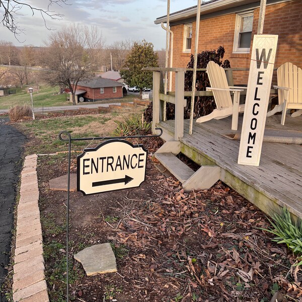 Entrance Sign, Shop Sign, Business Sign, Signs With Arrows, Office ...