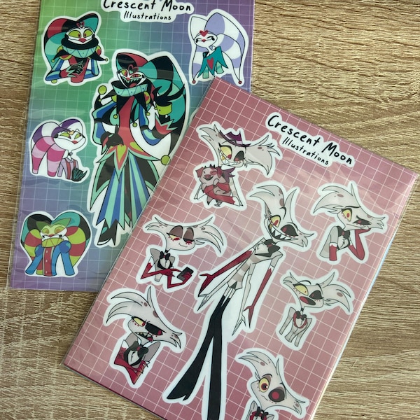 Hazbin Hotel Prints - Collectible A4 & A6 Art Prints Featuring Favorite ...