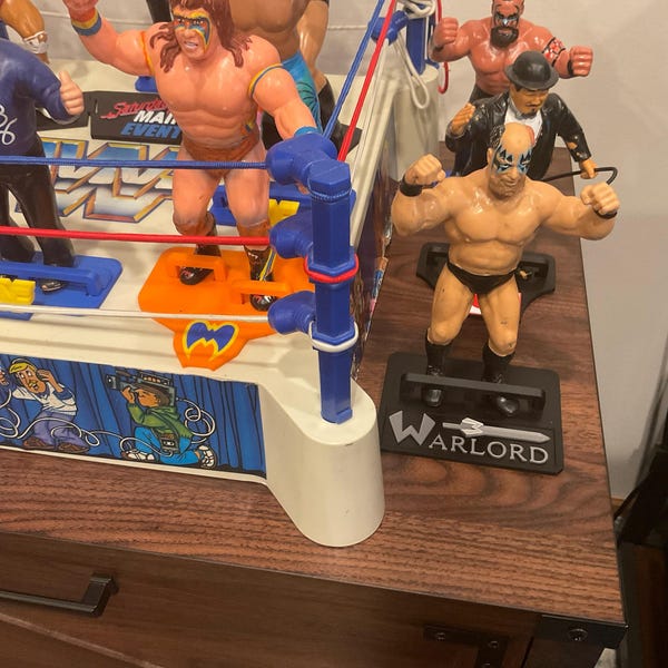 Custom Hasbro WWF Ring Stands - Etsy