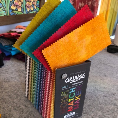 GRUNGE Basic Grey Color Swatch Card Deck Moda LAST ONE - Etsy