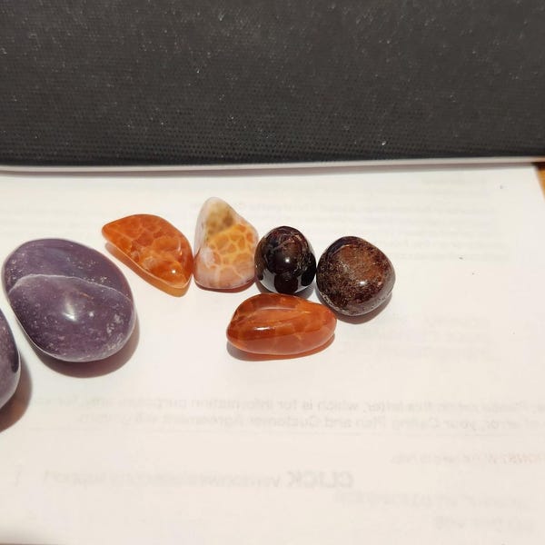 Garnet Crystal - Polished Garnet - Red Garnet - Tumbled Garnet - Garnet ...