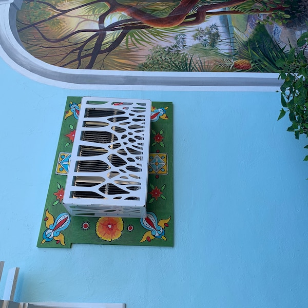 Metal Laser Cut Decorative Air Conditioner Cover for Indoor Unit ...