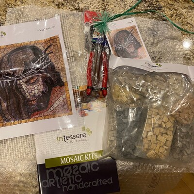 Mosaic Kit Make Your Own Marble Table Tutorial - Etsy