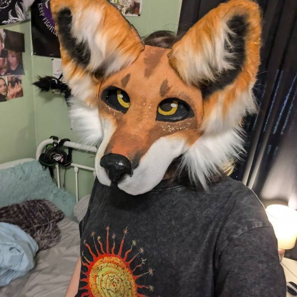 Sand Cat Art Cosplay Mask - Etsy