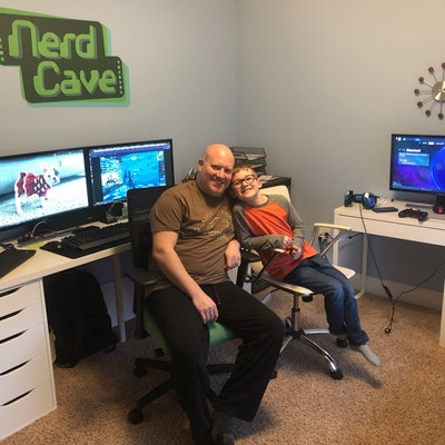 Nerd Cave 8 Bit Video Game Wall Decal - Etsy