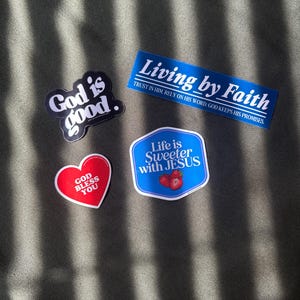 God is Good Bible Stickers Faith Stickers Jesus God Journal Stickers ...