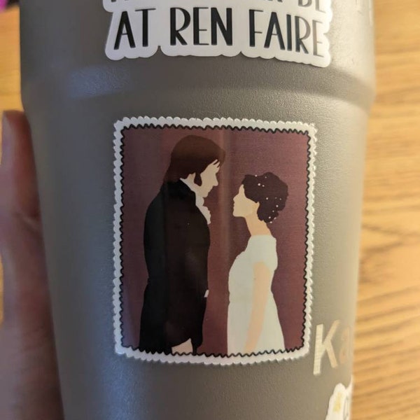 Pride and Prejudice Sticker Pack, Pride and Prejudice, Mr. Darcy, Jane ...