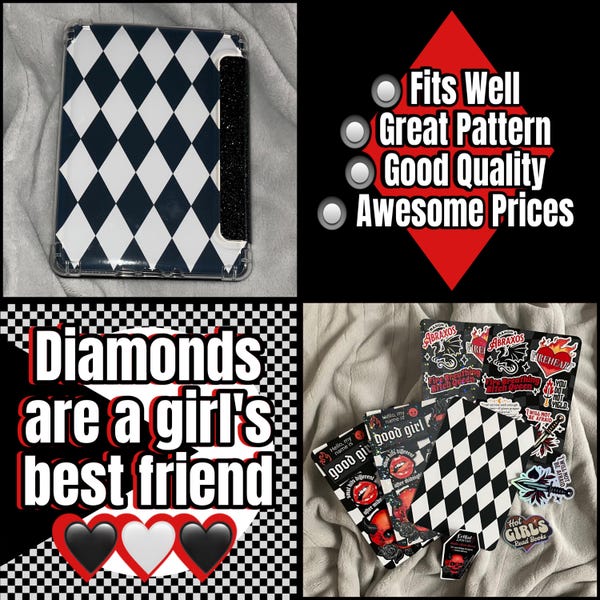 Gothic Cardstock Kindle Inserts for Clear Case | Kindle Accessories ...