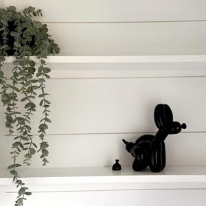 Balloon Dog Statue Pooping Dog Poop Sculpture Animal Figurines Home ...
