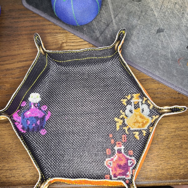 20 Tiny Cross Stitch Magic Potions Set , Mini Cross Stitch RPG , Small ...