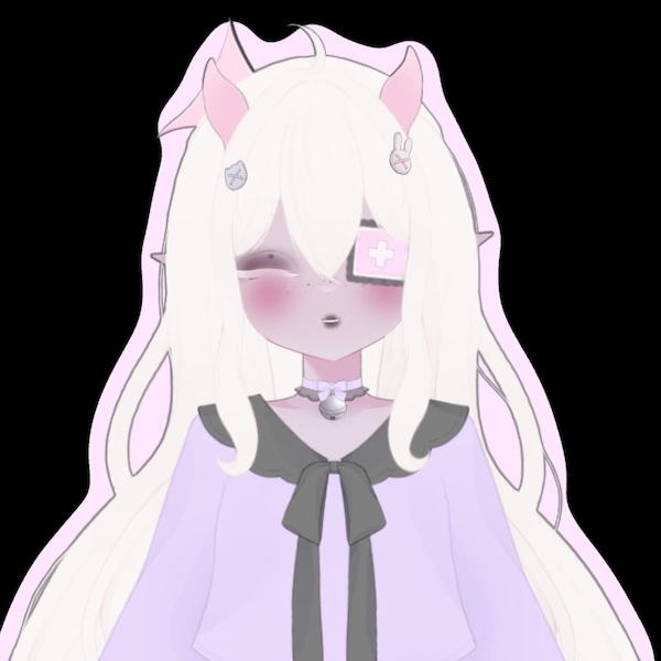 Animated Chat Box Cute Twitch Overlay With Adorable Pink Love Angel ...