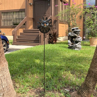 Flower Chime Stake Garden Art - Etsy