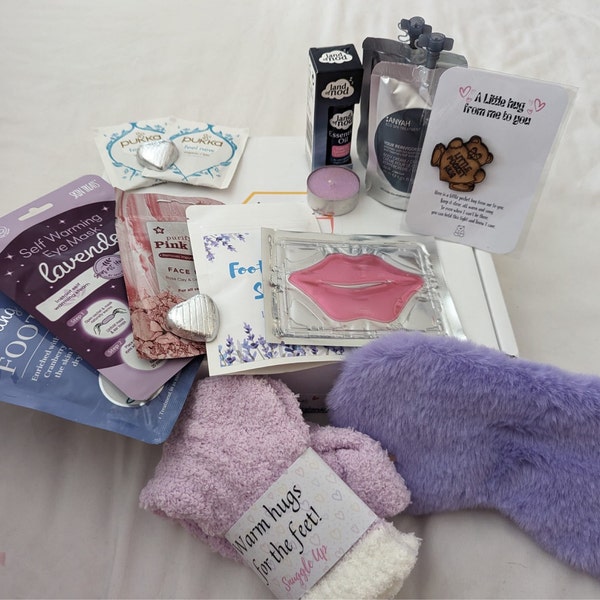 VEGAN Recovery Care Package, HUG in a BOX, Hospital Recovery Gift for ...