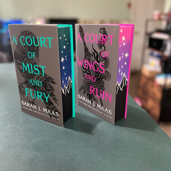 ACOWAR Hardcover With Beautiful Sprayed Edges, by Sarah J Maas - Etsy