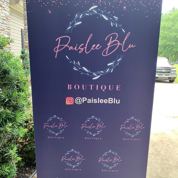 Pop up Shop Banner,trade Show Banner, Business Banner, Retractable ...