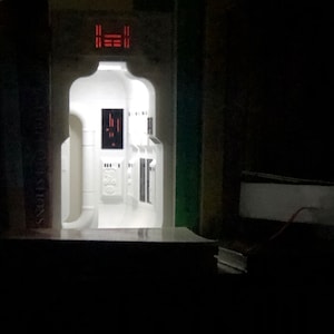 Sci-fi Book Nook. Bookshelf Decorationaction Figure Display. Bring a ...