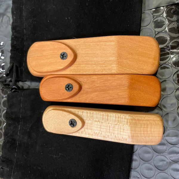 Premium Wedge Tip Pocket Pipe Hardwood Block Wooden Smoking Pipe With ...