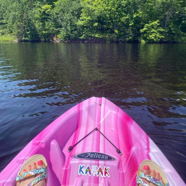 KAYAK DECAL, Custom Text Decal, Boat Decal, Custom Kayak Decal, Canoe ...