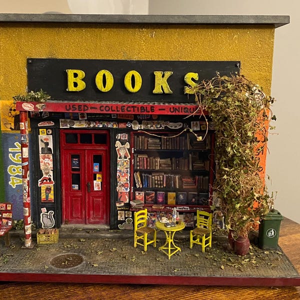 Haunting Abandoned Bus Stop Diorama - Hyper Realistic Miniature Display ...