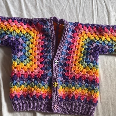 Cosy Hexi Cardi Crochet Pattern Sizes Baby to Adult Instant PDF ...