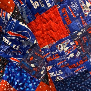 NFL BUFFALO BILLS Vintage Retro Print #2 Football 100% Cotton Fabric ...