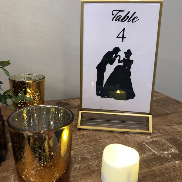 Editable Movie Couples Table Numbers Template - 4x6 & 5x7 Signs for ...