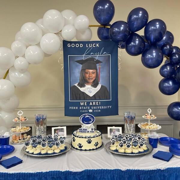 Custom Graduation Back Drop/wall Hanging Personalized With Grad or ...