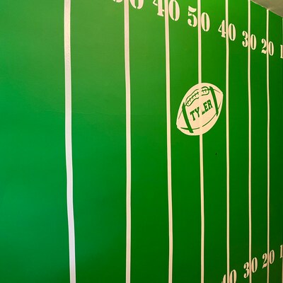 NFL Football Field Wall Complete Kit 2 DIY Customized Football Decals ...