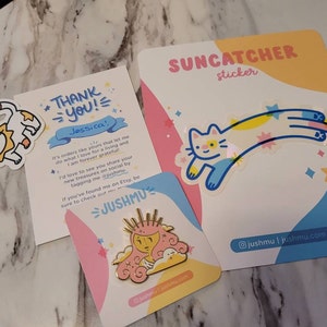 Rainbow Sass Cat Sticker | Etsy