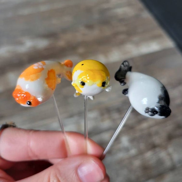 Handmade Plant Accessory/ Decor - Ranchu Goldfish Plant Buddy - Etsy