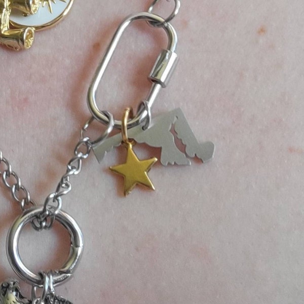 Enamel Astronaut Hand Painted Charm - Colored Pouch - Silver NASA ...