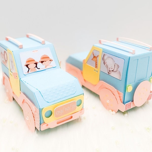 AMA Theme 01, Car Box Template, Jeep Papercraft, Paper Box Template, 3D ...