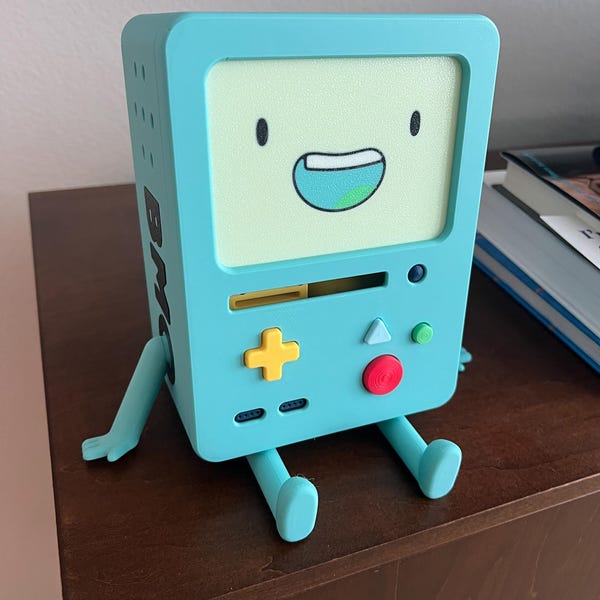 Adventure Time BMO Figure: Life-size, Interchangeable Faces, Working ...