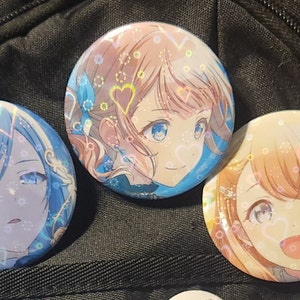 Project Sekai Colorful Stage Handmade 2.25in Holographic Character ...