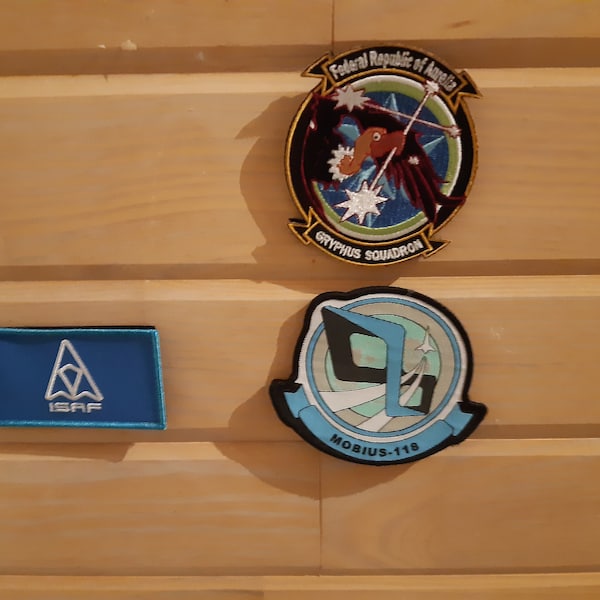 Ace Combat Inspired, ISAF Flag, Military Morale Patch - Etsy