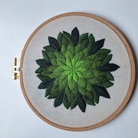 Circular Embroidery Pattern - Etsy Australia