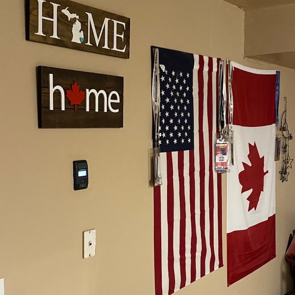 Michigan Home Sign. Michigan Home Decor. Michigan Home Poster ...