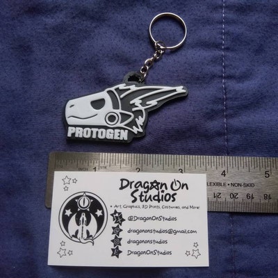 Furr-emoticons Protogens 3D Printed Furry Keychains custom ...