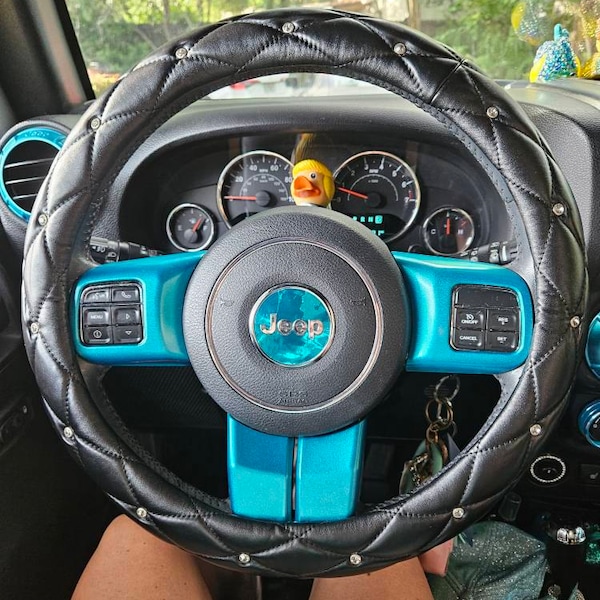 Steering Wheel Circle Chrome Jeep Sticker Decal, Wrangler JK, JL ...