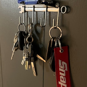 Garage Key Holder, Unique Rare Garage Allen Hex Key Holder With Chrome ...